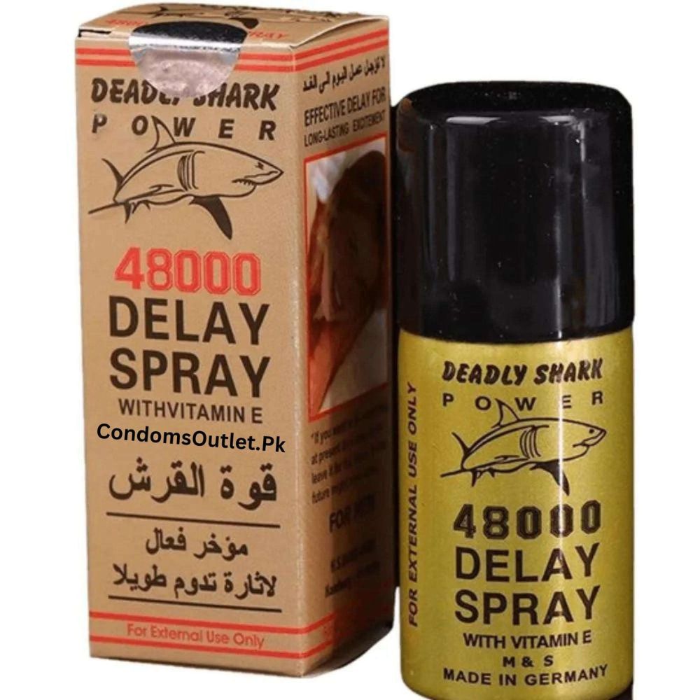 Deadly Shark Power 48000 Delay Spray - Buy Condoms Online in Pakistan ...