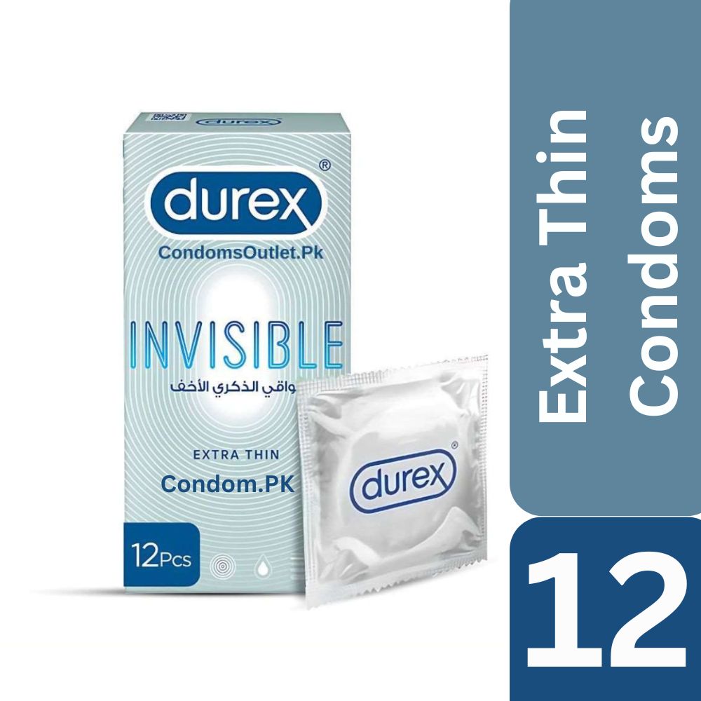 Durex Invisible Extra Thin Condoms 12s - Buy Condoms Online in Pakistan - Condom.Pk